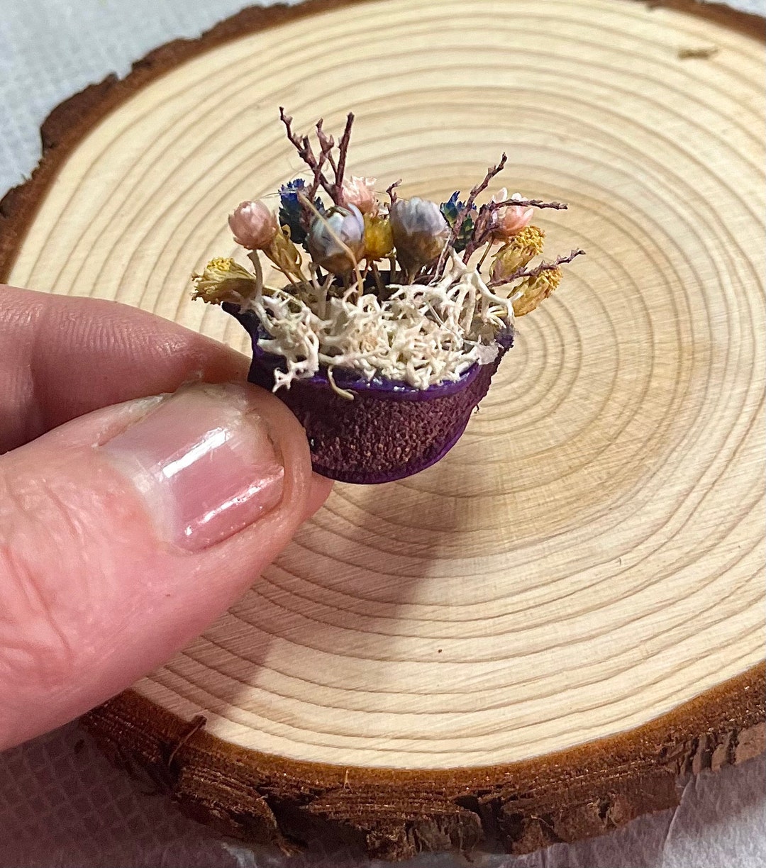 Miniature Flowers With Pod - Etsy