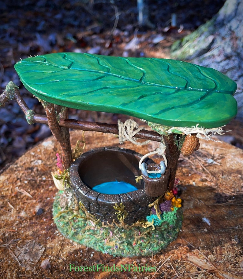 Wishing Well, Water Well, Miniature Well, Fairy Water Well, Miniature ...