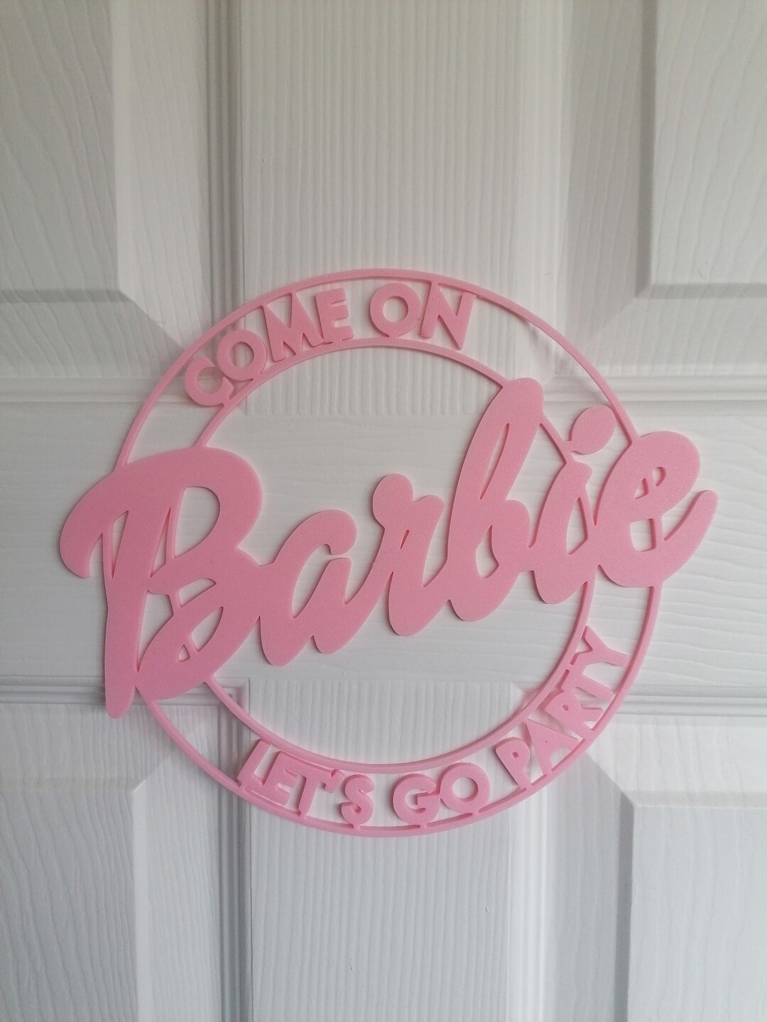 Personalised Barbie Bedroom Wall Sign Plaque - Etsy
