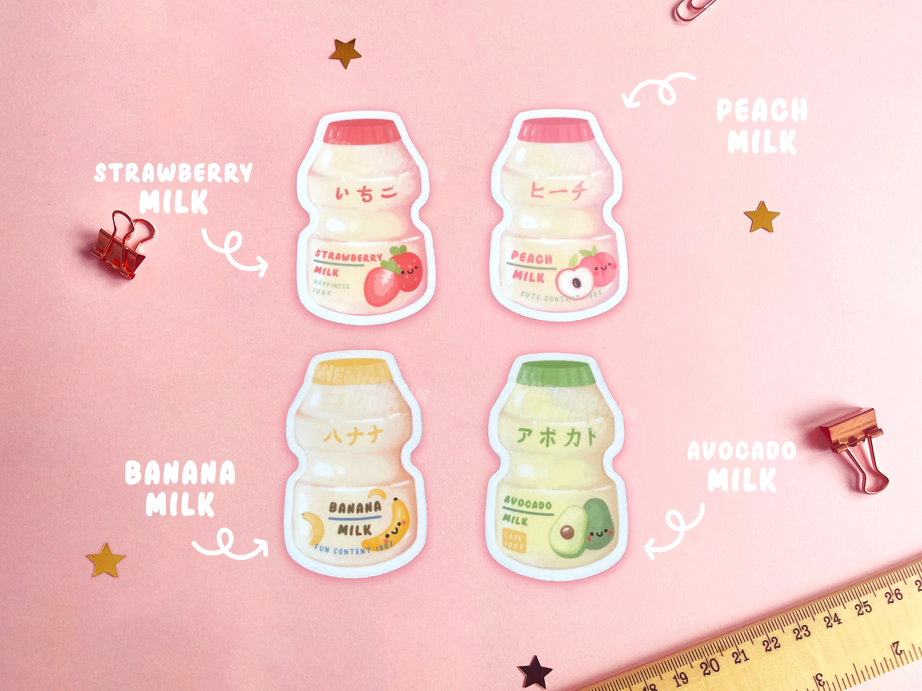 Yakult Sticker Pack Japanese Drink Sticker Pack, Yogurt Sticker Pack ...