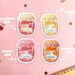Jam Sticker Pack Fruit Jam Sticker Strawberry Jam Peach | Etsy