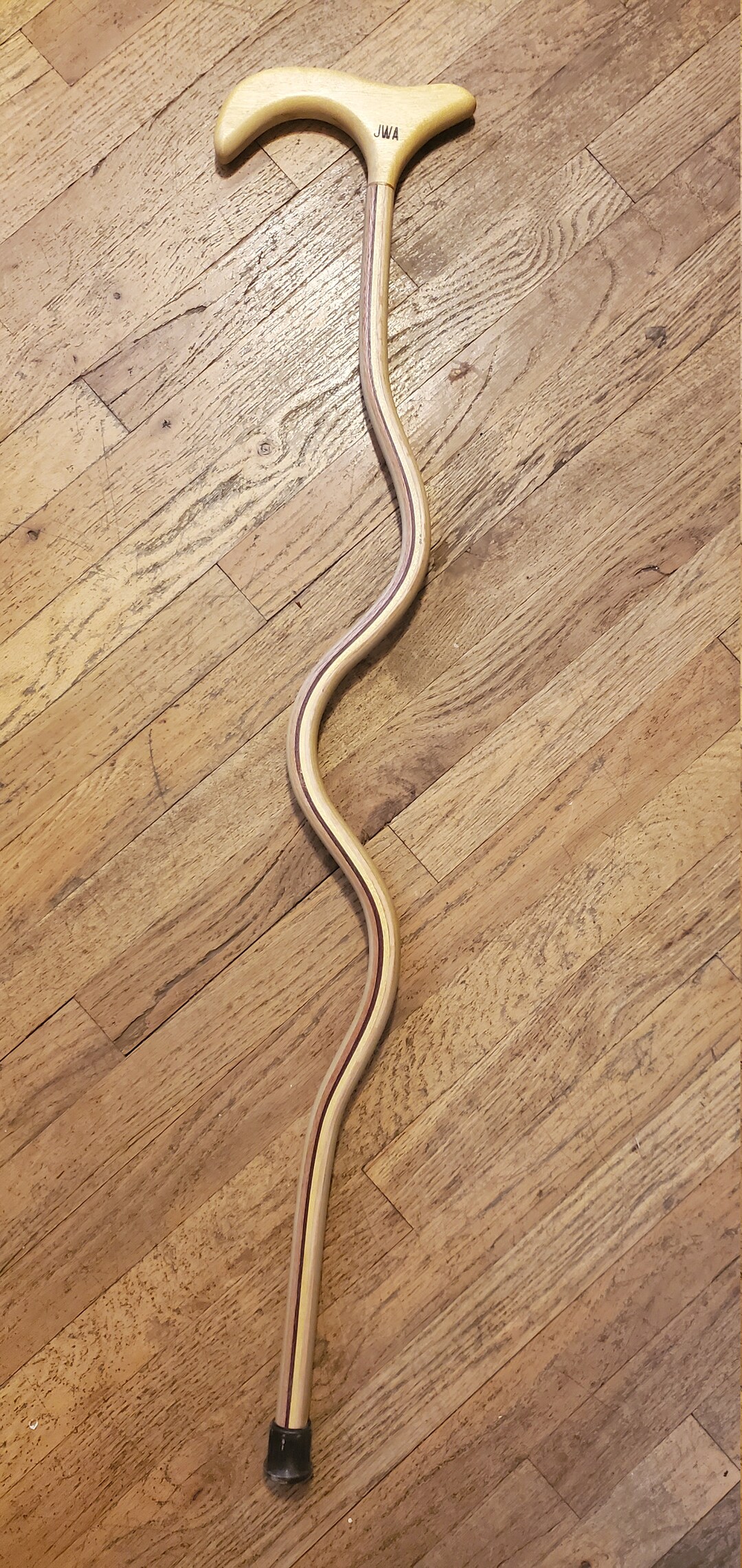 Unique Curved Walking Cane - Etsy