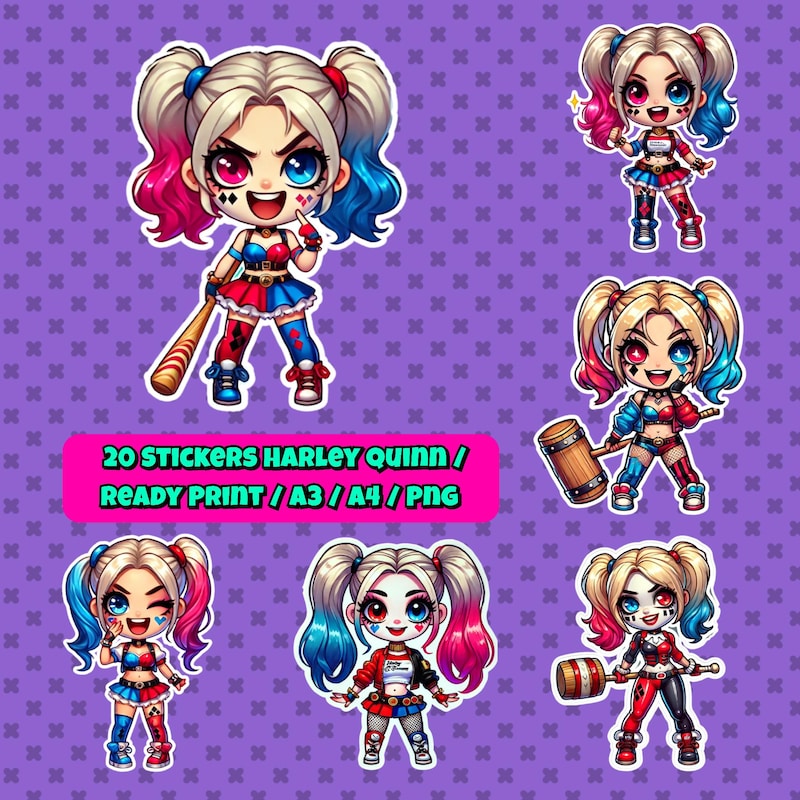 Harley Quin - Etsy
