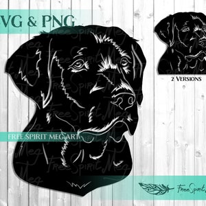 Black Labrador Retriever SVG & PNG, Chocolate Lab Svg, Digital Download ...