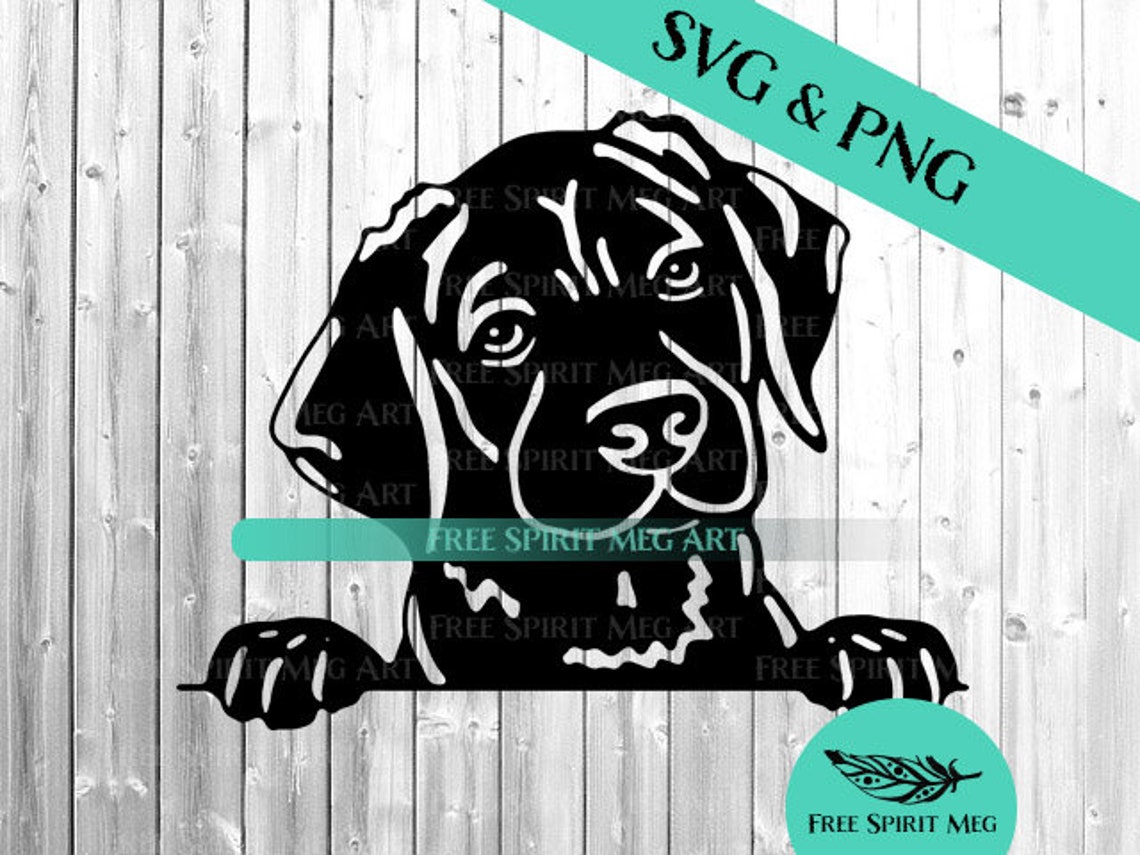 Black Labrador Retriever Puppy SVG & PNG Bundle 10 Files | Etsy