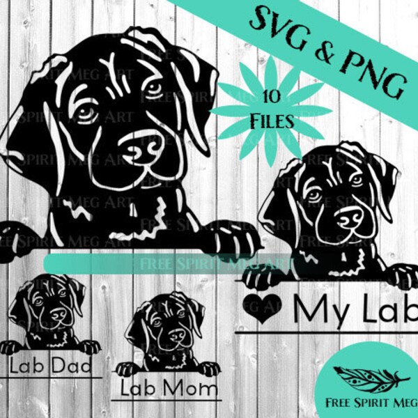 Black Lab Svg - Etsy