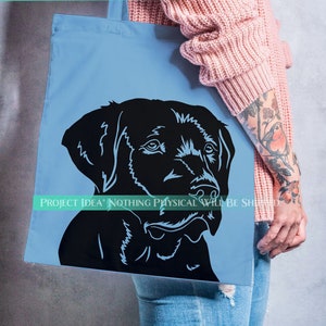 Black Labrador Retriever SVG & PNG, Chocolate Lab Svg, Digital Download ...