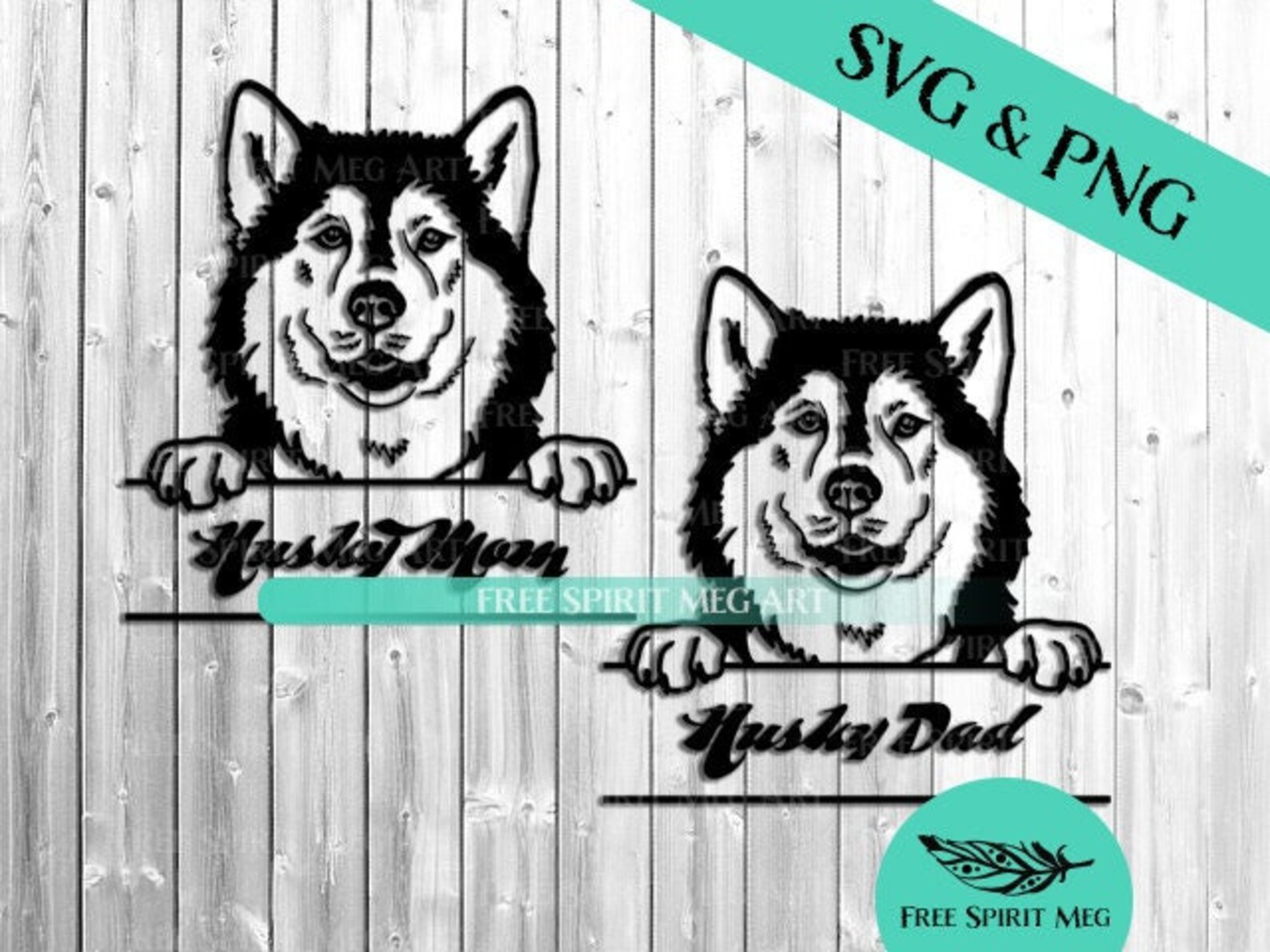 Husky Mom SVG & PNG Husky Dad Svg Digital Download Svg File - Etsy