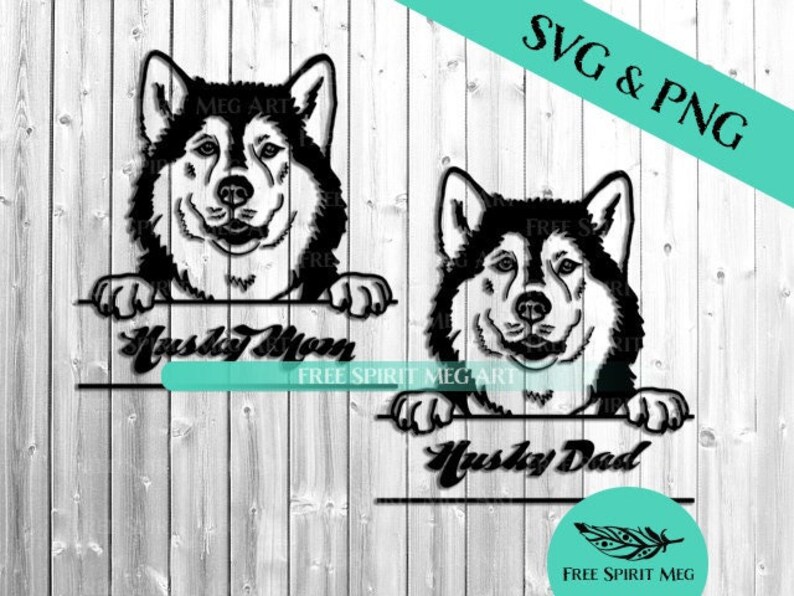 Husky Mom SVG & PNG Husky Dad Svg Digital Download Svg File - Etsy