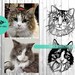 Custom Pet SVG & PNG, Pet Portrait Digital Download Svg File for Cricut ...
