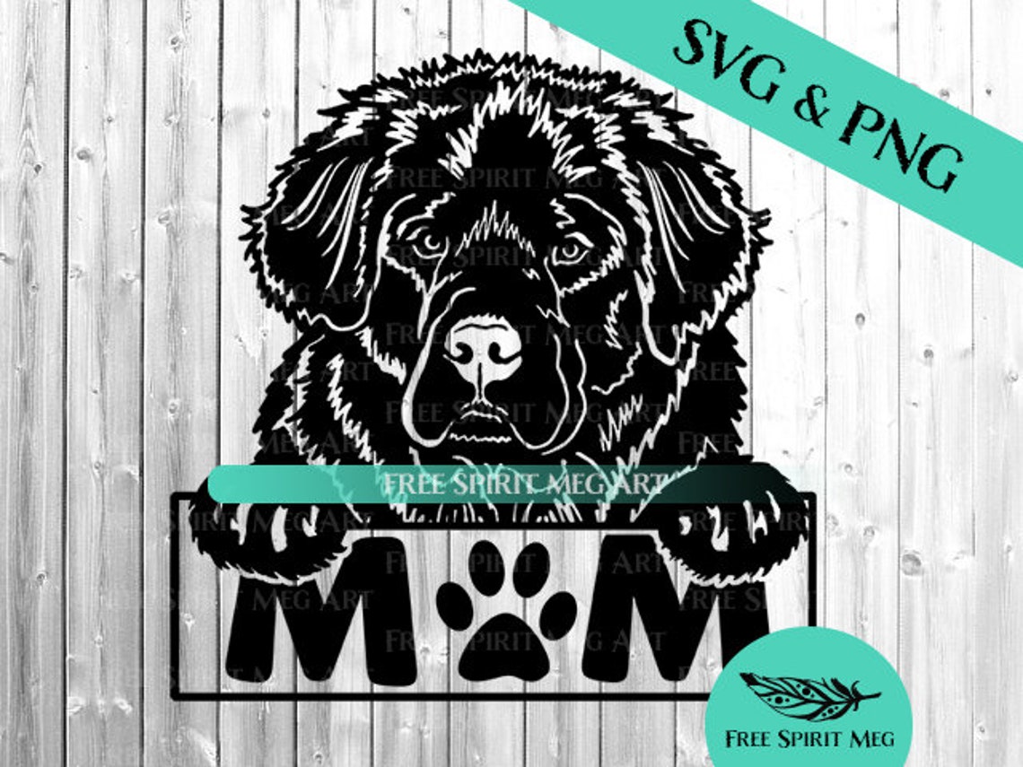 Newfoundland Dog SVG Bundle Plus PNG File Digital Download - Etsy