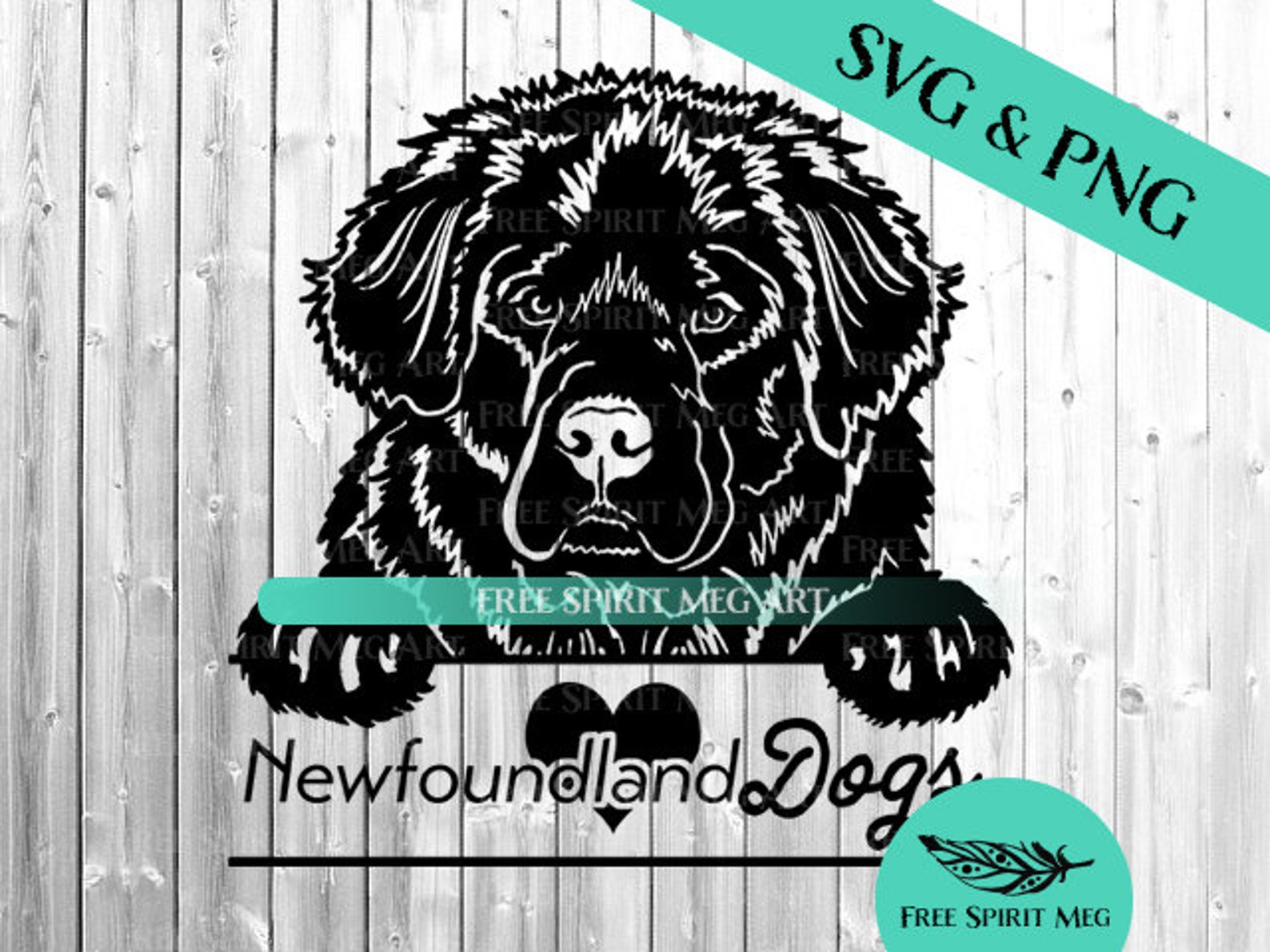 Newfoundland Dog SVG Bundle, Plus PNG File, Digital Download, Dog Mom ...