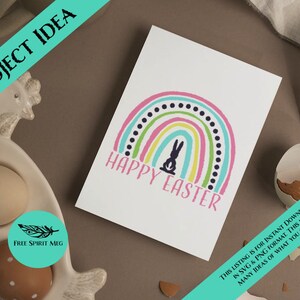 Boho Rainbow SVG, Easter Svg, Digital Download, Plus PNG File - Etsy