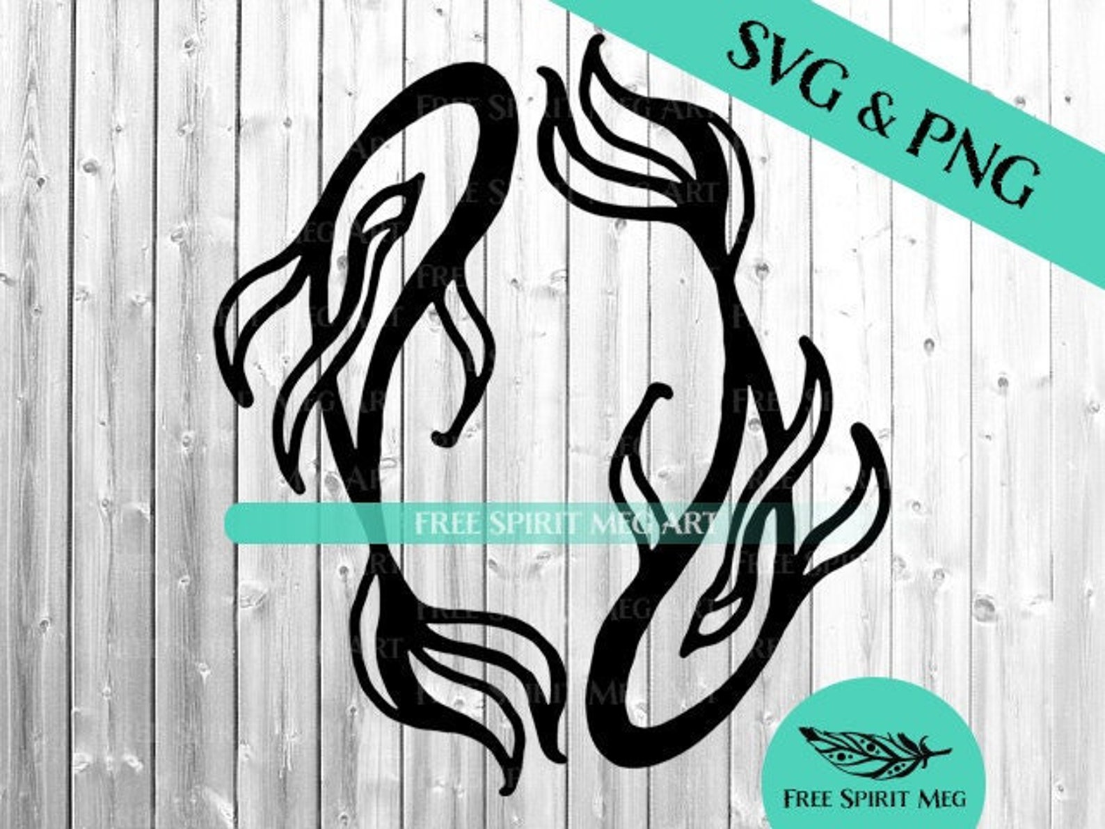 Pisces SVG & PNG Zodiac Sign Svg Digital Download Svg File - Etsy