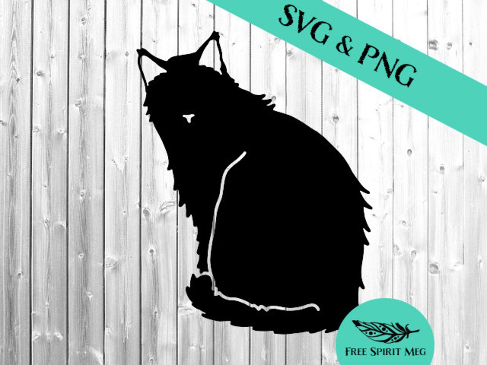 Cat SVG & PNG Bundle 6 Files Digital Download Includes - Etsy