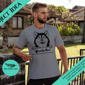 Husky Mom SVG & PNG, Husky Dad Svg, Digital Download Svg File for ...