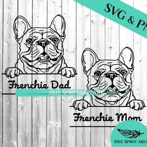 French Bulldog SVG & PNG Bundle, 12 Files, Instant Download Cut File ...