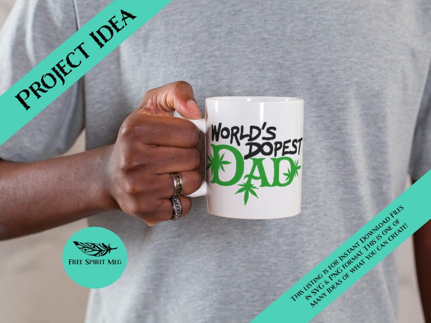 World's Dopest Dad SVG & PNG 2 Files Father's Day - Etsy