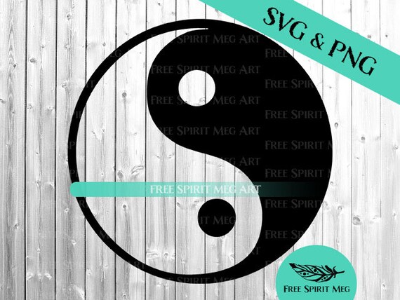 Yin Yang SVG & PNG 2 Files Digital Download Symbols - Etsy