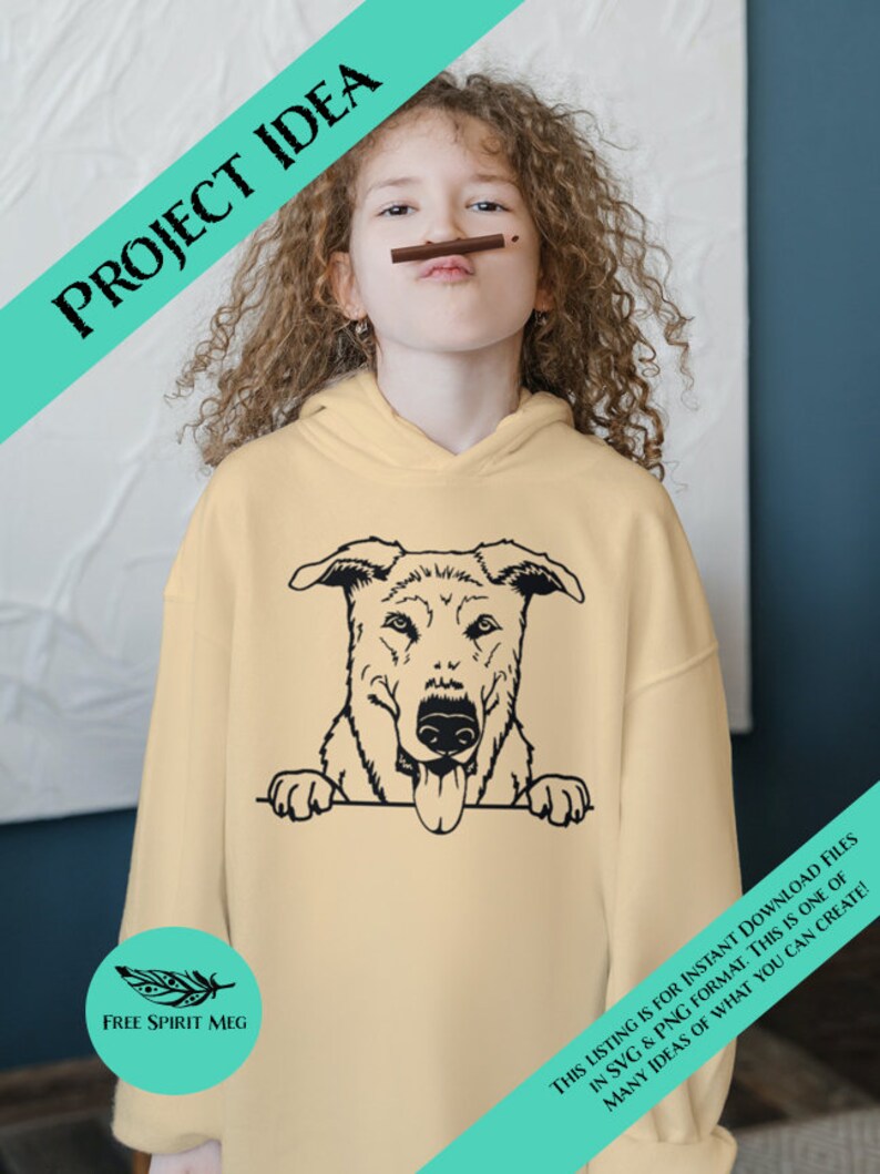 Dog With Floppy Ears SVG & PNG 2 Files Digital Download - Etsy