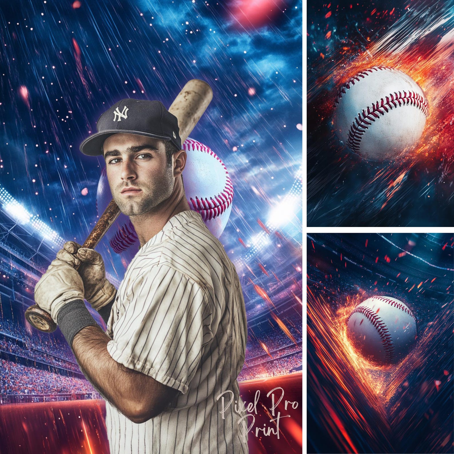 60 Baseball Backdrops, Galaxy Baseball Stadium Background, Sport Poster ...