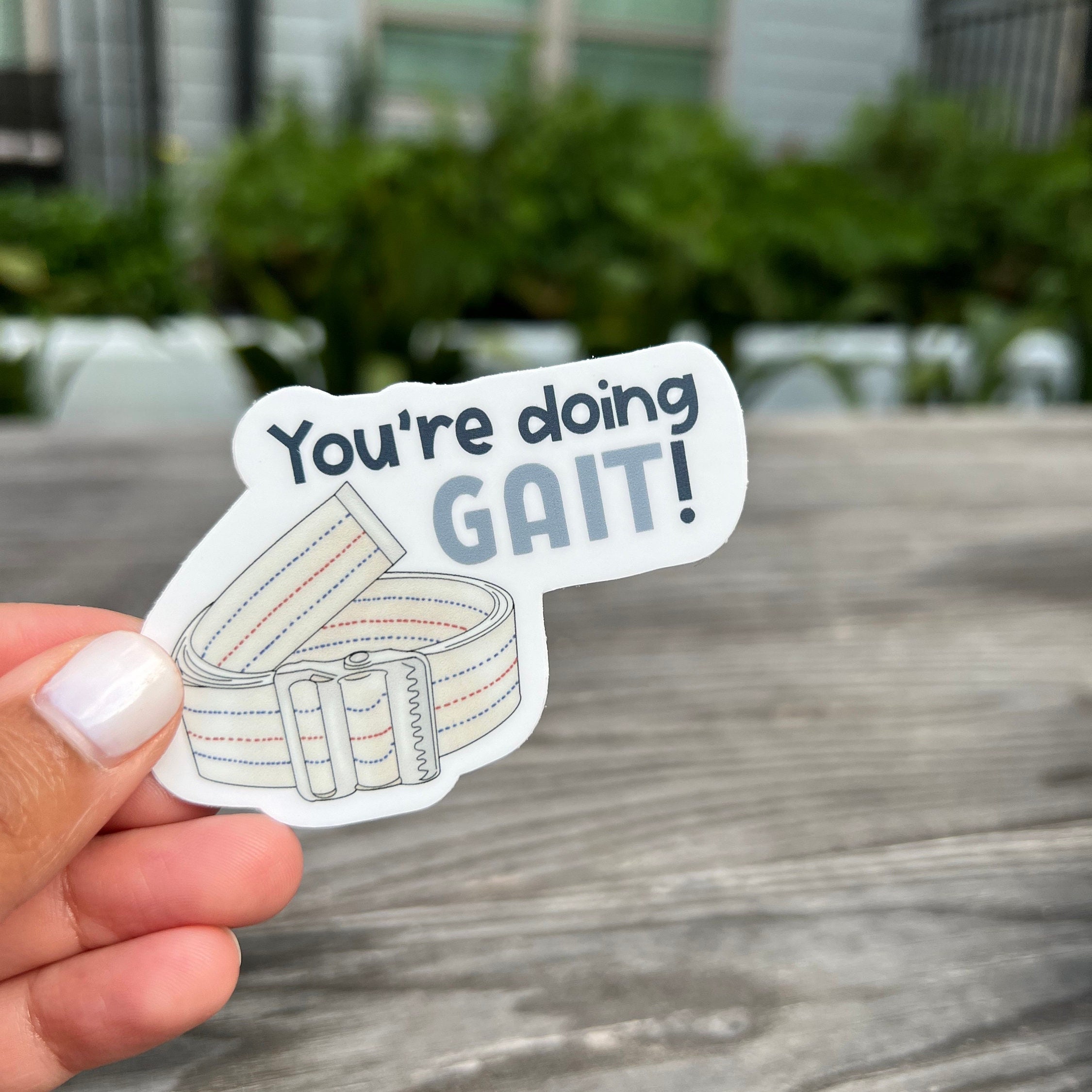 You're Doing Gait Sticker / Physical Therapy Gift / CI / Dpt / Physical ...