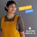 Cross Back Sewing Japanese Apron Pattern - Easy Guide - A0 & A4 Sizes ...
