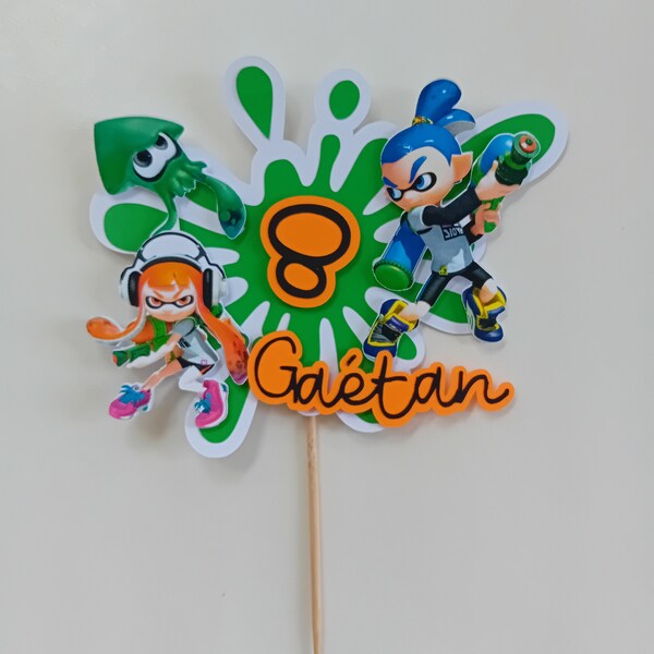 Splatoon Cake - Etsy