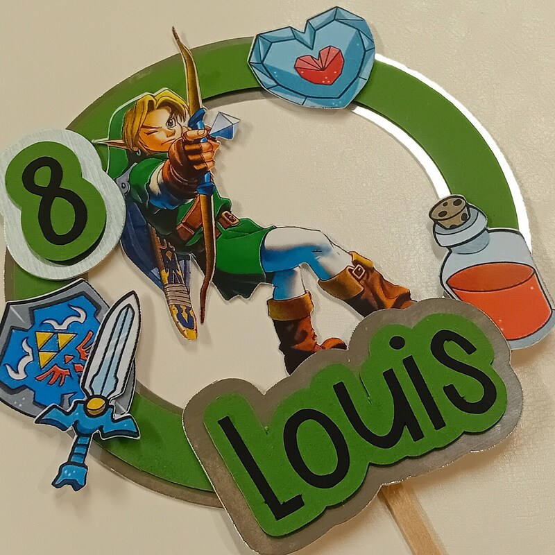 Zelda Cake Topper - Etsy