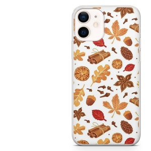 Halloween Phone Case Autumn Fall Cover Fit for iPhone 15 Pro, 14 13, 12 ...