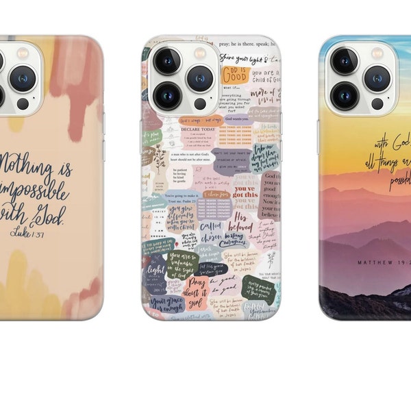 Bible Verse Phone Case - Etsy