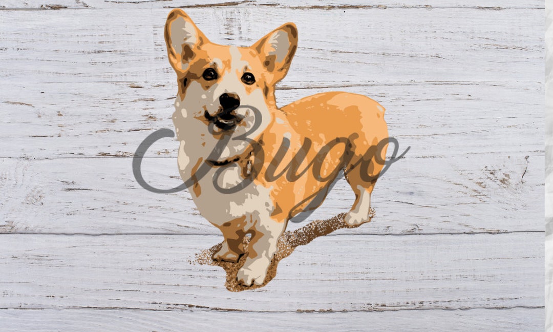 Corgi SVG Layered Cut File Funny Cool Corgi Dog Cutting File Pembroke ...