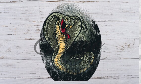 Cobra Snake DESIGN PNG Illustrator Design for Print DTG - Etsy
