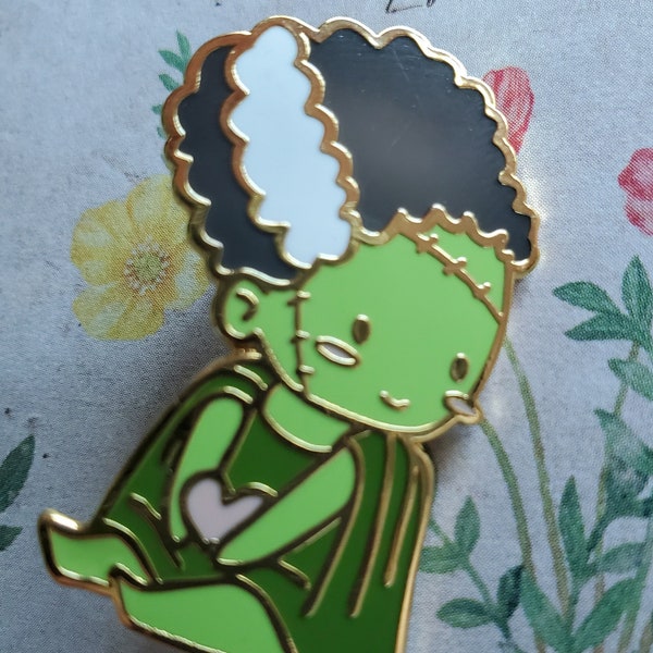 Bride of Frankenstein Pin - Etsy
