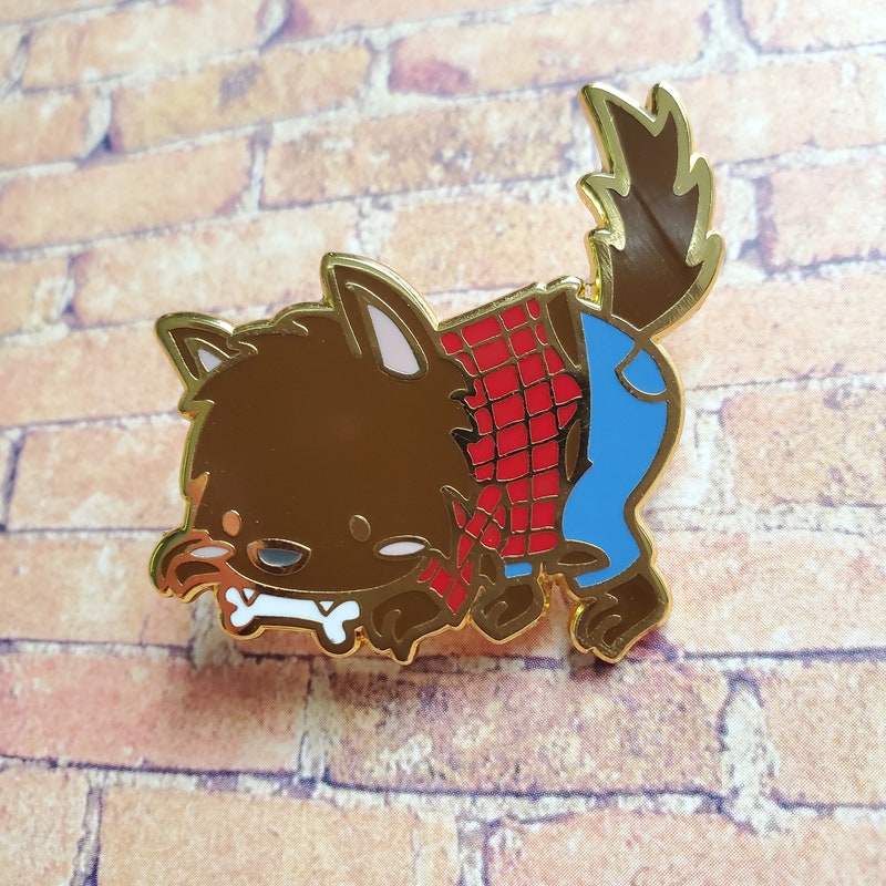 Werewolf Pin - Etsy