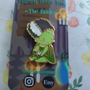 The Bride Enamel Pin - Etsy