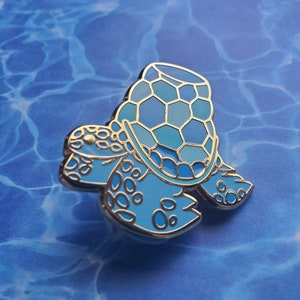 Sea Turtle Scuttle Enamel Pin - Etsy
