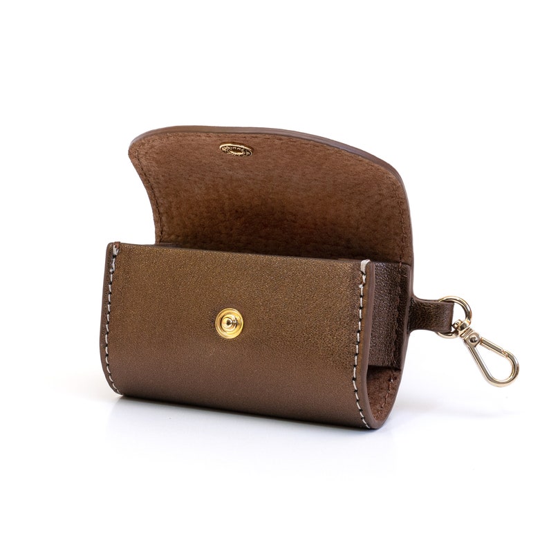 BECHIVA Soft Real Leather Poop Bag Holder. Dog Bag Dispenser. - Etsy