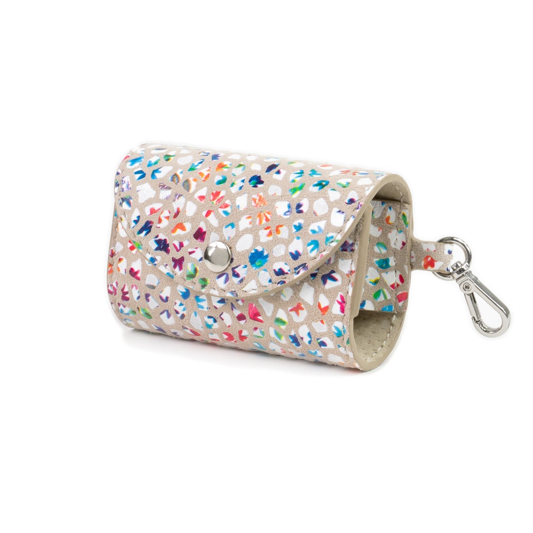 BECHIVA Soft Real Leather Poop Bag Holder. Dog Bag Dispenser. Top ...