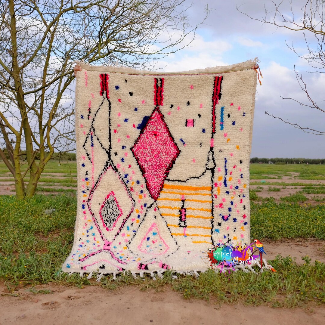 Moroccan Rug | Tapi Maroc | Teppich Wolle | Woolen Carpet | Azilal Rug ...