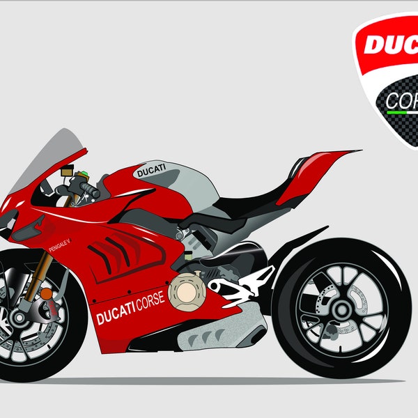 Ducati Art Print - Etsy