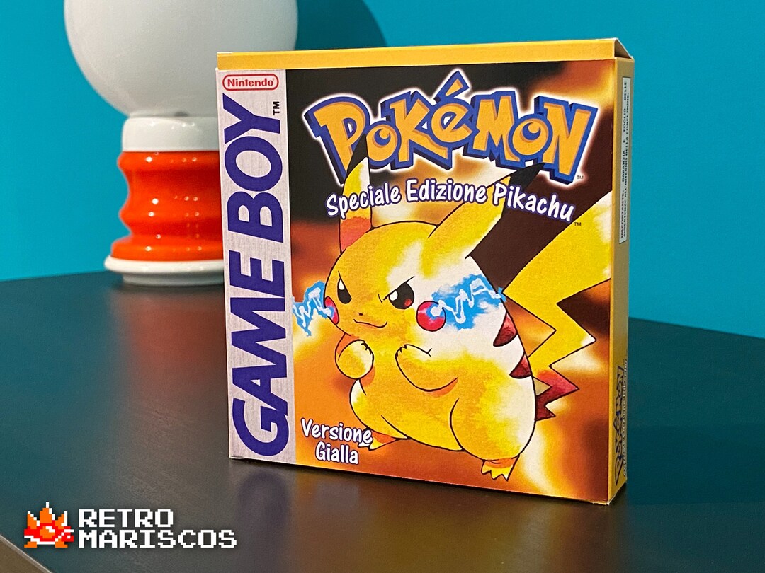REPROBOX Pokémon Yellow Version - Nintendo Game Boy - Italian Version ...