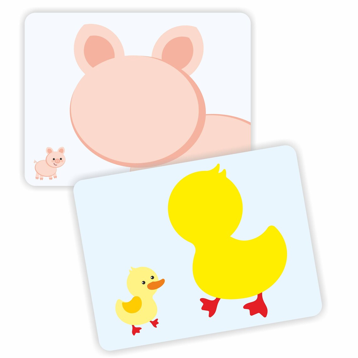 Farm Animals Play-Dough Mats Farm Printable Mats Toddler | Etsy