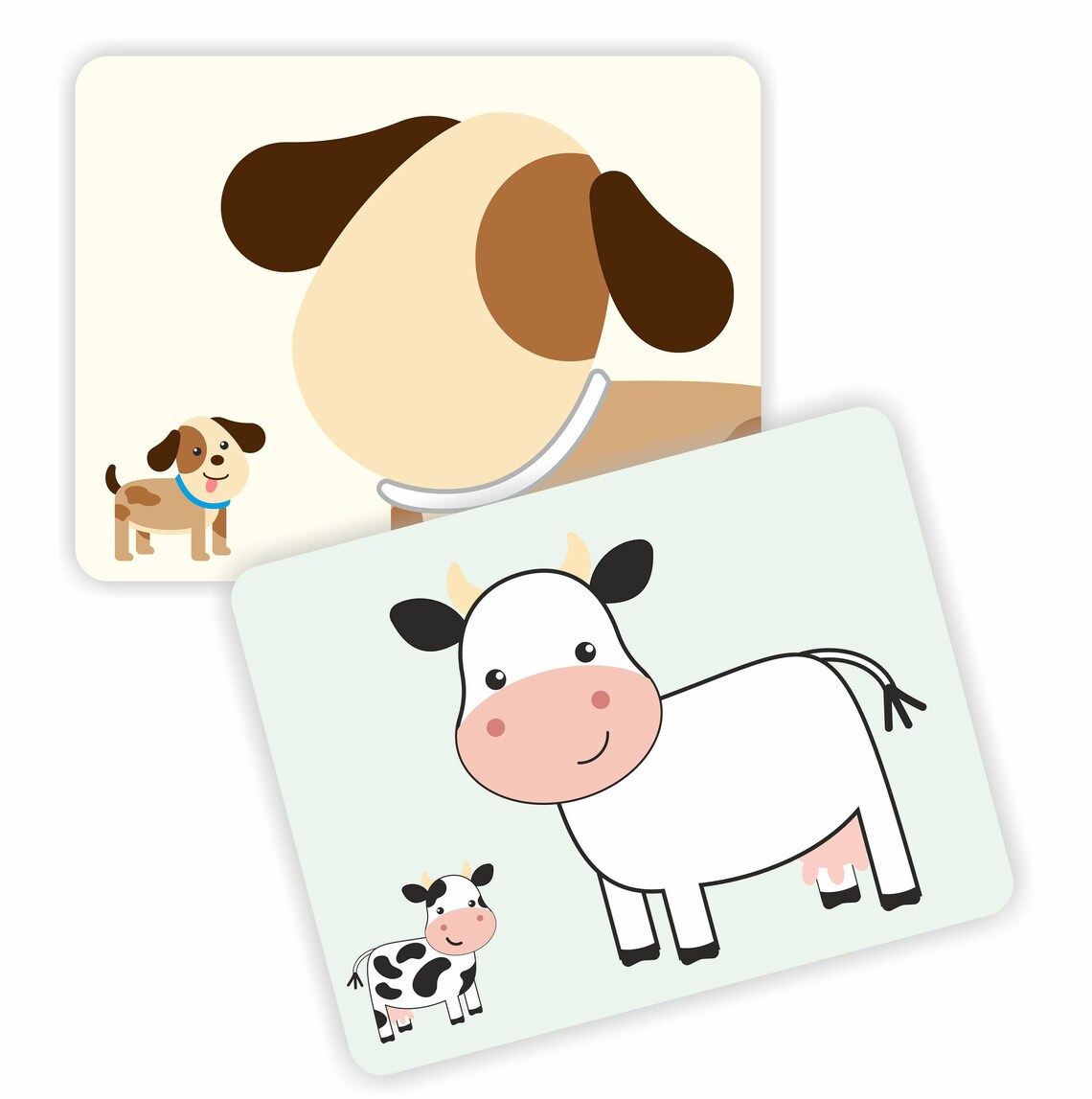 Farm Animals Play-Dough Mats Farm Printable Mats Toddler | Etsy