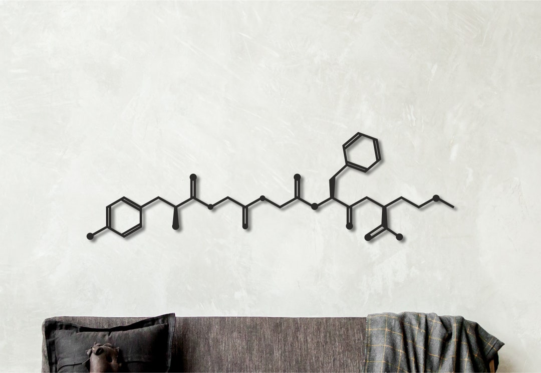 Endorphin Wall Art - Happy Hormone,wooden Art,euphoria,chemistry Decor ...
