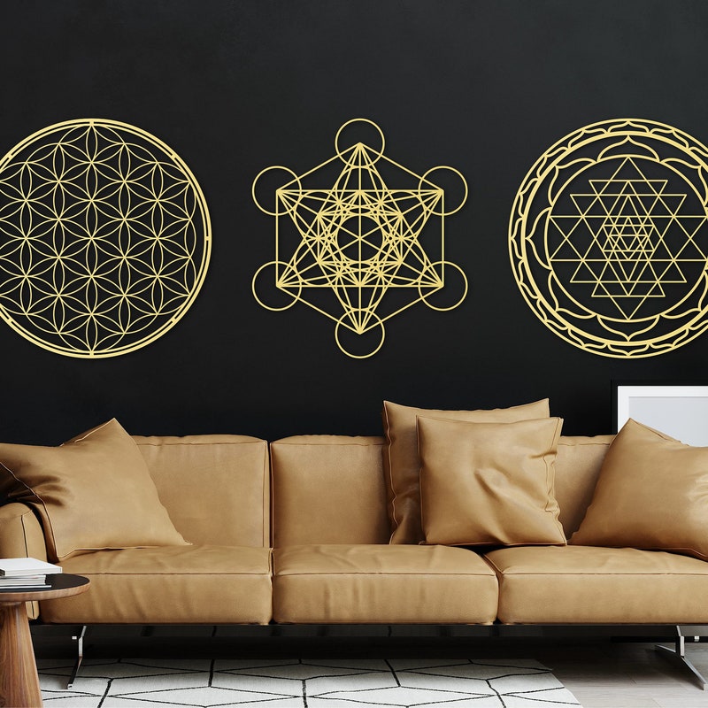 Sacred Geometry Wall Art - Etsy