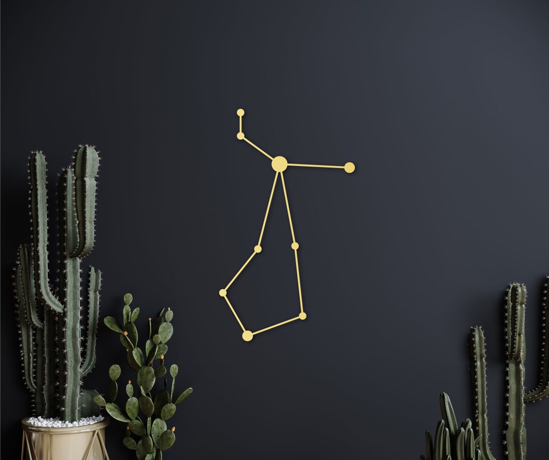 Boötes Wall Decor, Arcturus Star, Herdsman Constellation, Celestial ...