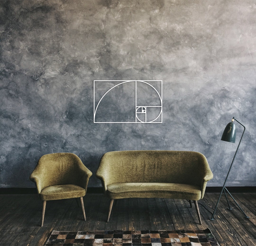 IN STOCK, Wooden Fibonacci Wall Art, Luxury Wall Art, Fibonacci ...