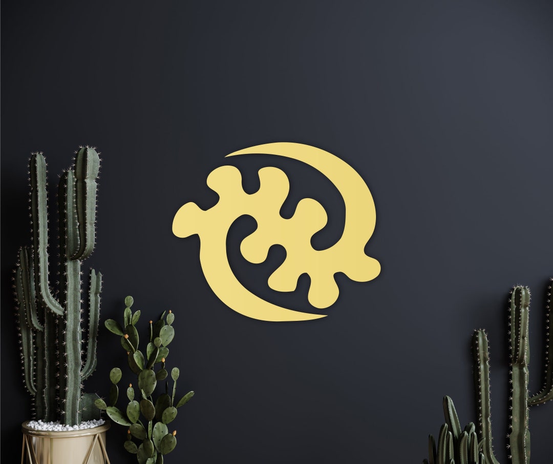 Gye Nyame Symbol, Adinkra Wall Art, Akan People Symbols, Spiritual Wall ...