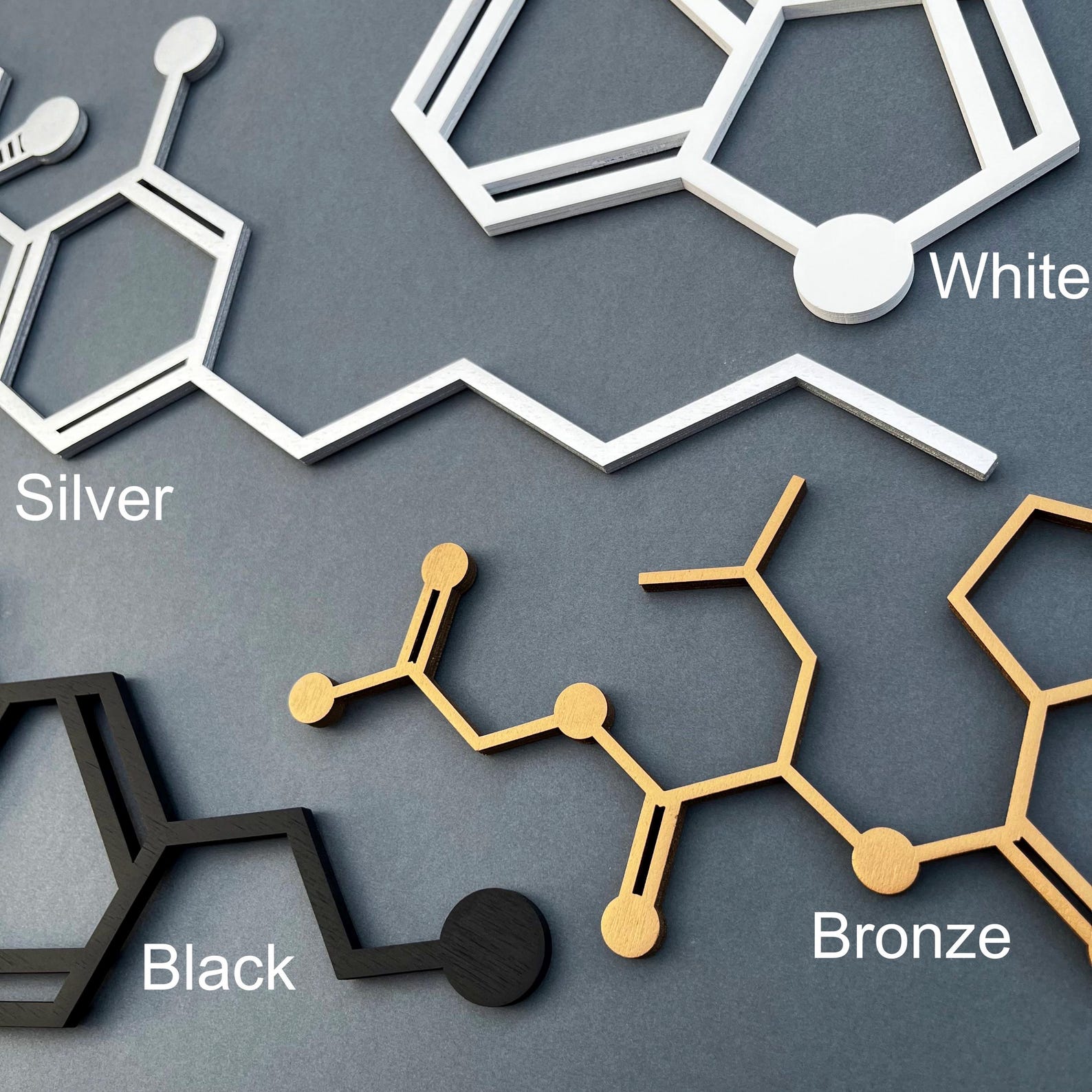 Progestrone Molecule Wooden Decor, Pregnancy Hormone, Chemistry ...